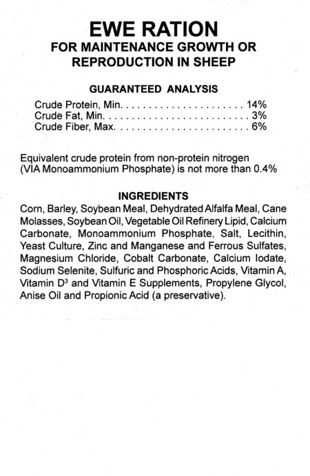 Feed Labels – Dunreath Farm